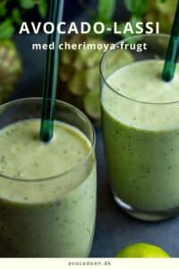 Avocado-lassi med cherimoya eller banan (avocadosmoothie)